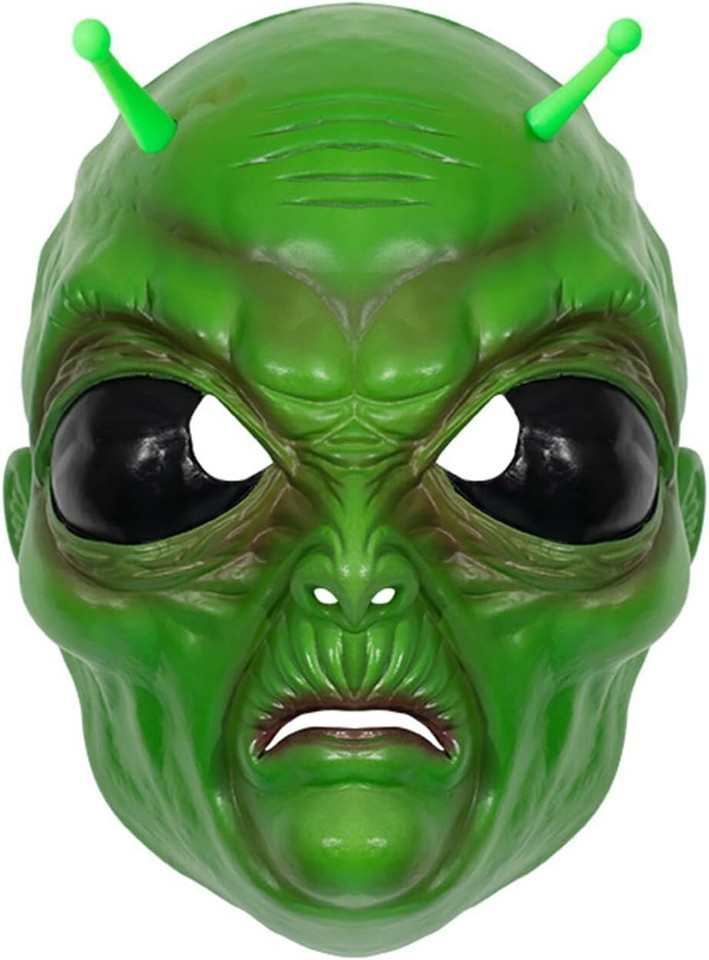Alien Masks Costume Full Head Alien Mask Extraterrestrial Encounter ...