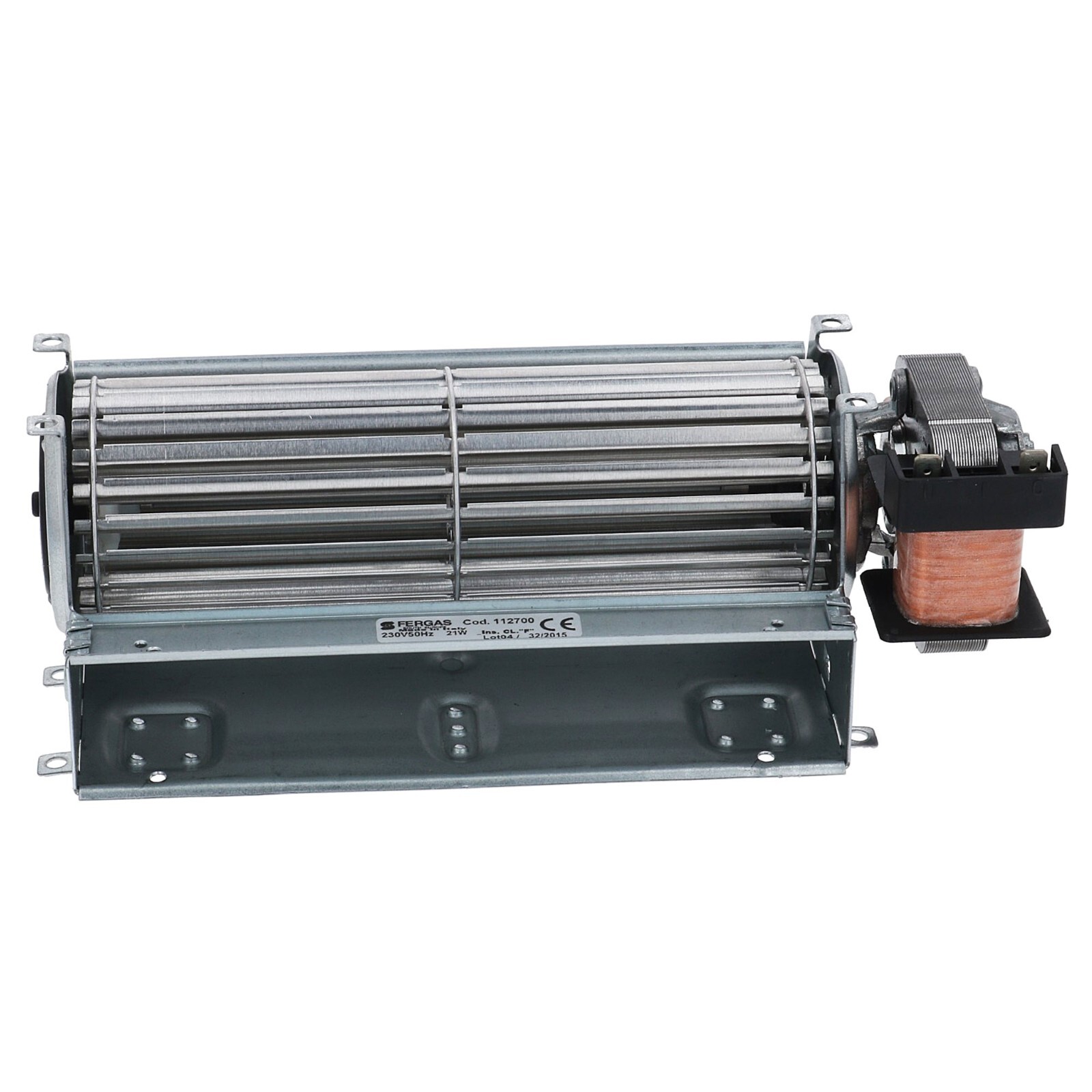 TANGENTIAL CROSSFLOW FAN MOTOR BLOWER 21W 180mm RIGHT HAND FERGAS ...