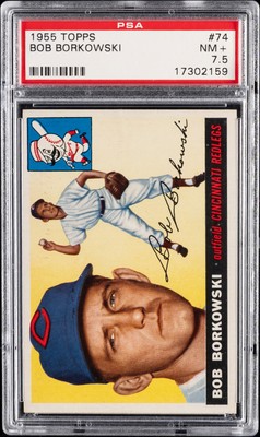1955 TOPPS #74 BOB BORKOWSKI PSA 7.5 | eBay