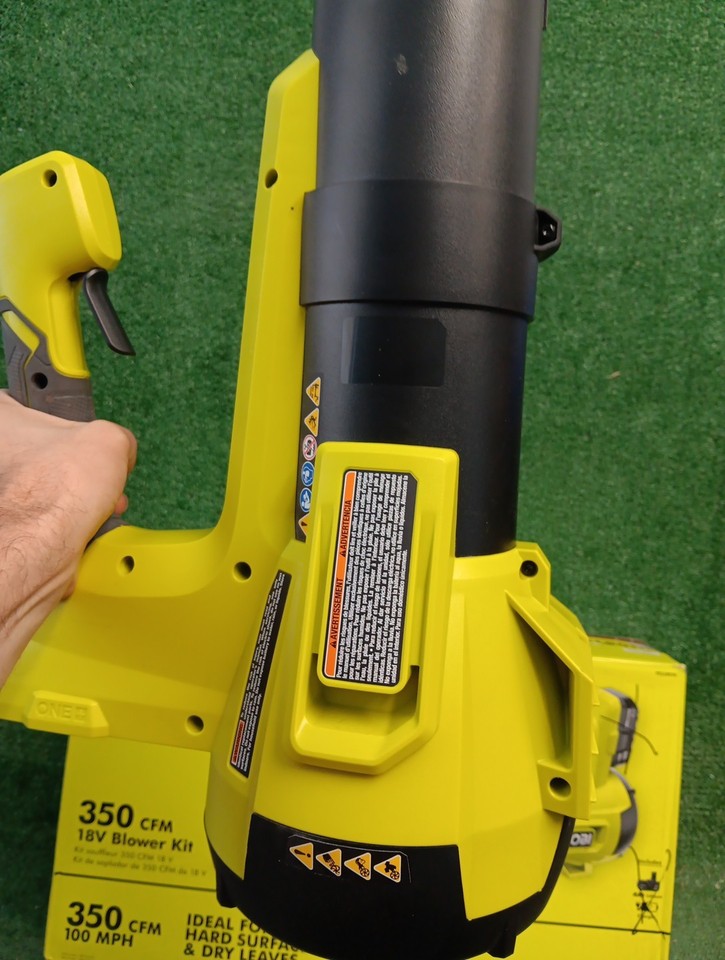 Ryobi ONE+ 18V 350CFM 100MPH Blower Kit PCLLB01K- NEW Open Box, TOOL ...