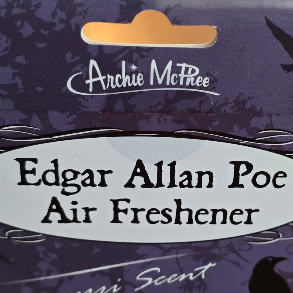 Archie McPhee Edgar Allan Poe Air Freshener Novelty Gift Car Home ...