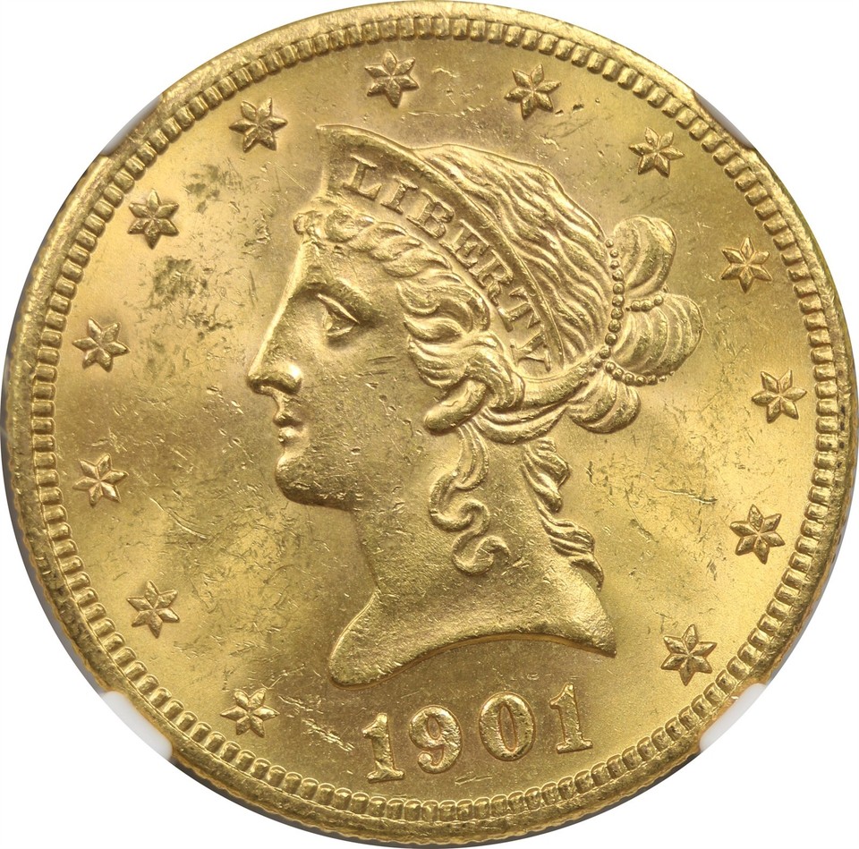 1901-S $10 NGC MS 63 Liberty Head Gold Eagle | eBay