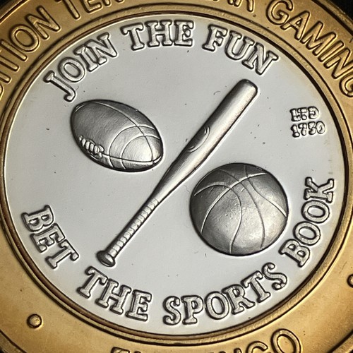 Flamingo LV 55th Anniversary $10 Casino Token .999 Fine Silver Strike ...