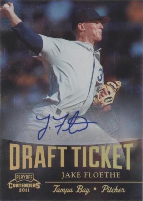 2011 Playoff Contenders - Draft Tickets Jake Floethe #DT96 Signatures ...