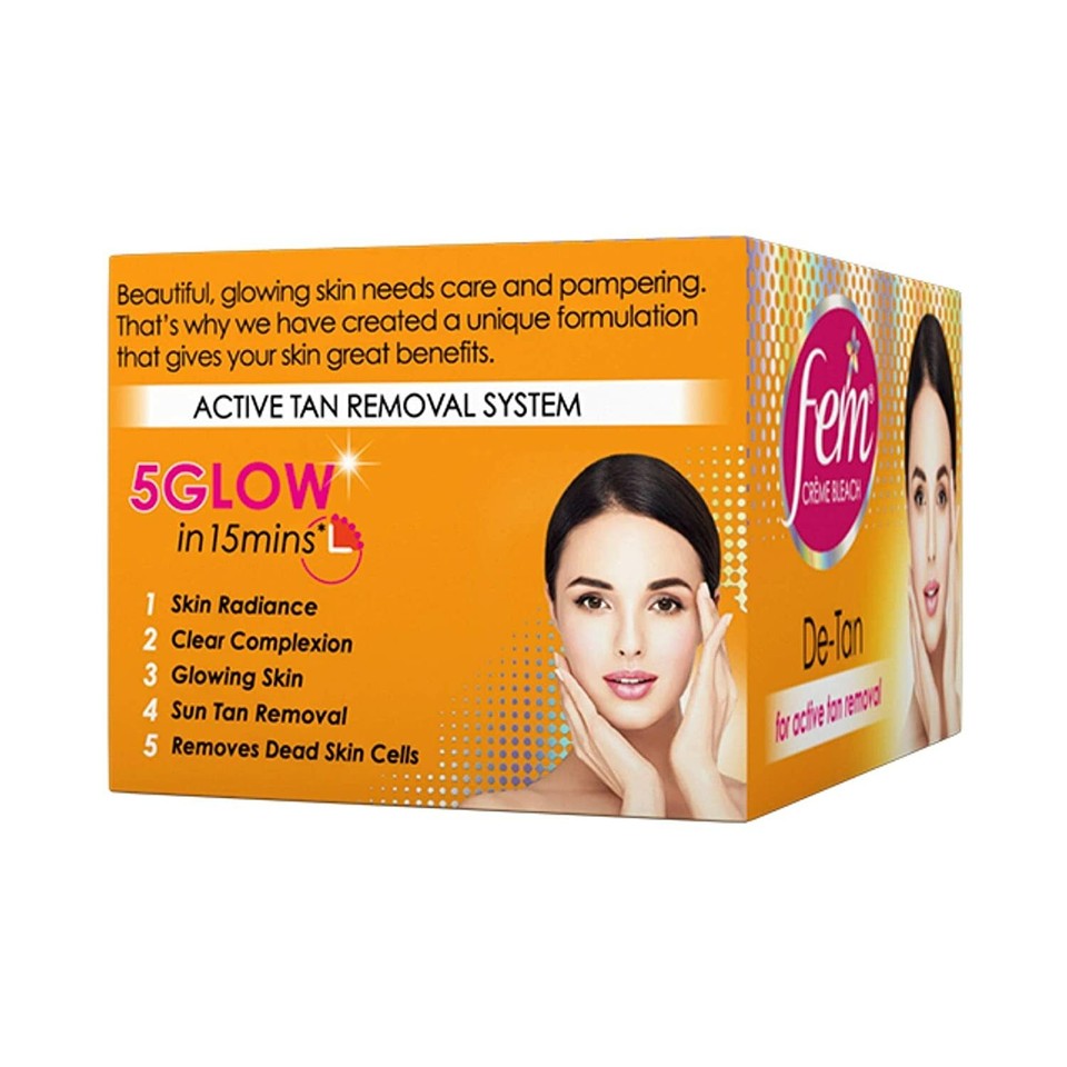 Dabur Fem Creme Bleach De-Tan Fairness Cream -10Gm /30Gm for Female ...