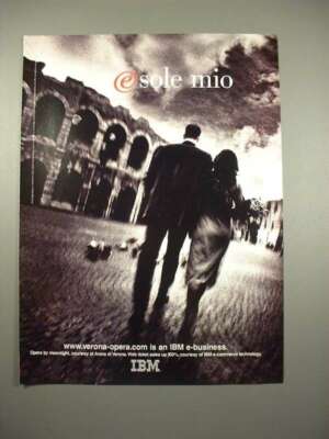 1999 IBM Computer E-Business Ad - Verona Opera | eBay