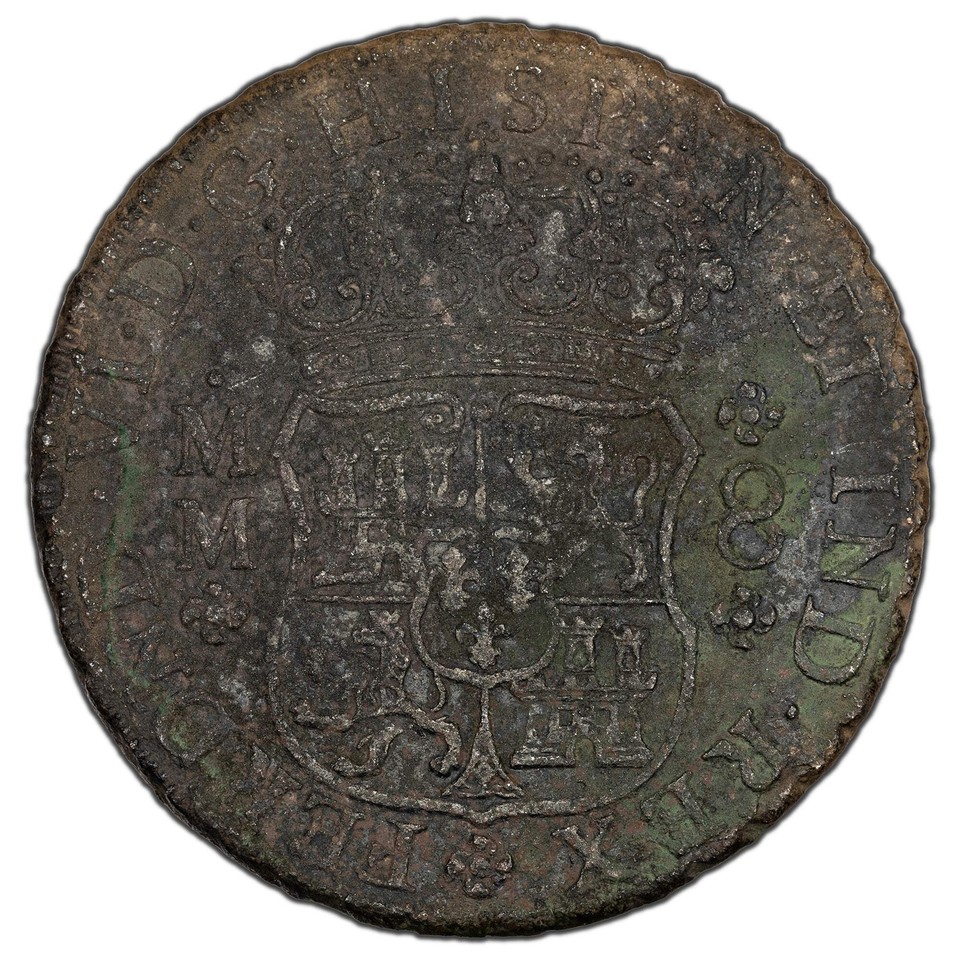 Mexico 1757 8 Reales Silver Coin - Salt Water Damage / Sea Salvaged | eBay