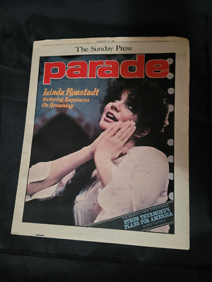 parade newspaper insert - Cover: Linda Ronstadt Savoring Happiness On ...