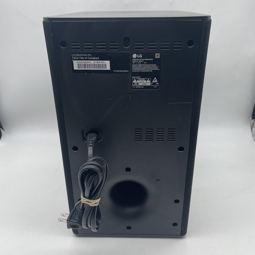 LG SPK8-W Wireless Active Subwoofer Only 120V 60Hz 33W Black for sale ...