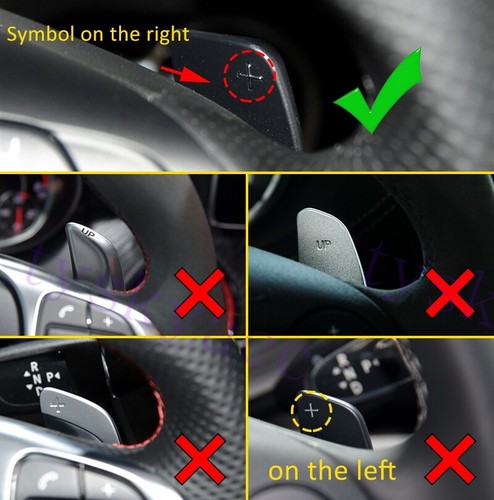 Steering Wheel Paddle Shifter Extension For Benz A B C E S Class CLA ...