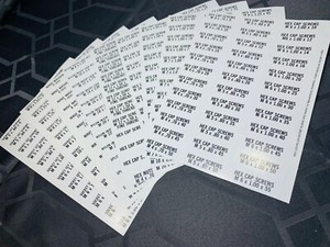 Adhesive Bin Labels Metric Cap Screw Nut Bolt Washer Assortment ...