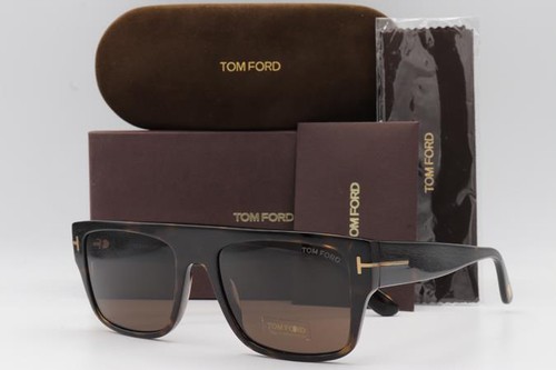 Tom Ford Dunning-02 TF907 907 Sunglasses Dark Havana 52E Authentic 55mm ...