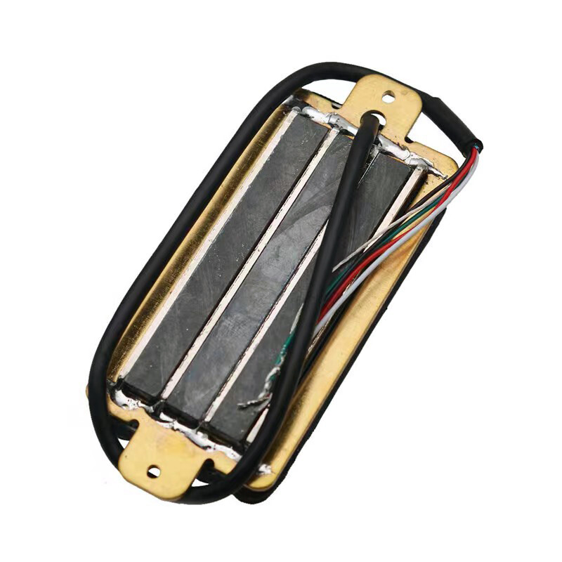 Electric Guitar Hot Rail Pickups Humbucker Quad Rail Four Blades Magnet ...