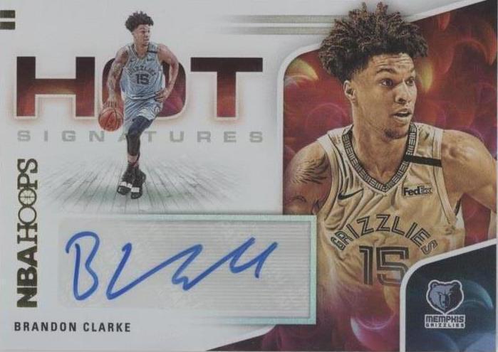 2020-21 Panini NBA Hoops - Hot Signatures Brandon Clarke #HS-BCL (AU ...