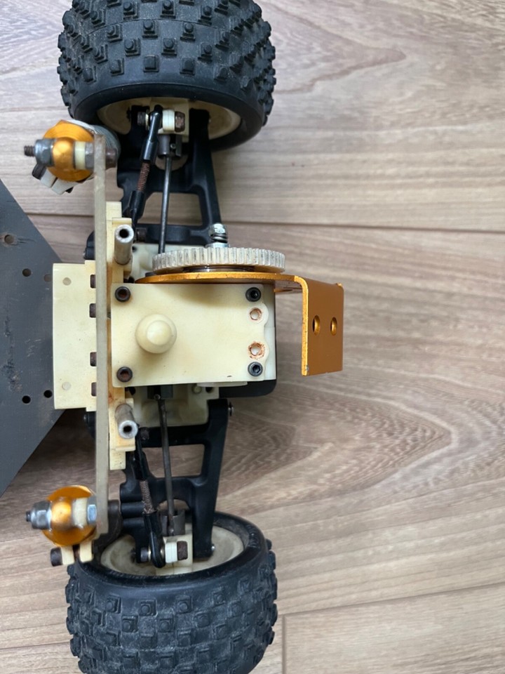 vintage team associated rc10 buggy with technacraft andy’s option parts ...