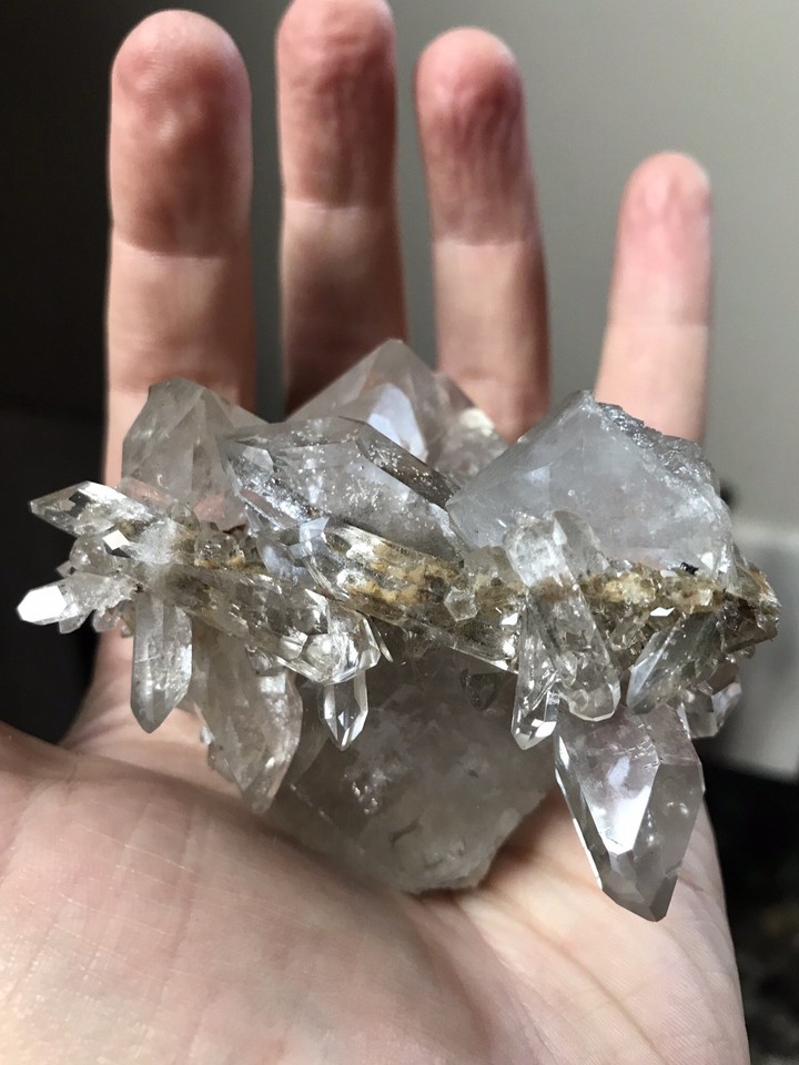260g Inclusion Quartz Crystal Double Terminated Quartz Cluster Brazil ...