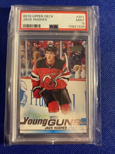 2019 Upper Deck Jack Hughes Young Guns Rookie PSA 9 | eBay