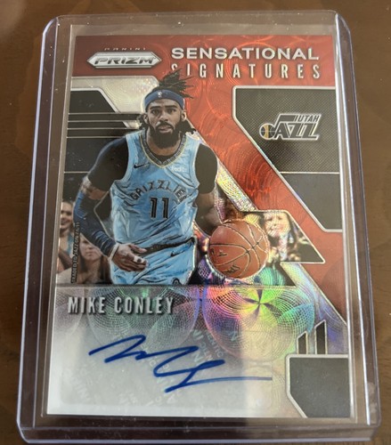 2019-20 Prizm Choice MIKE CONLEY Sensational Signatures Red #MCL | eBay