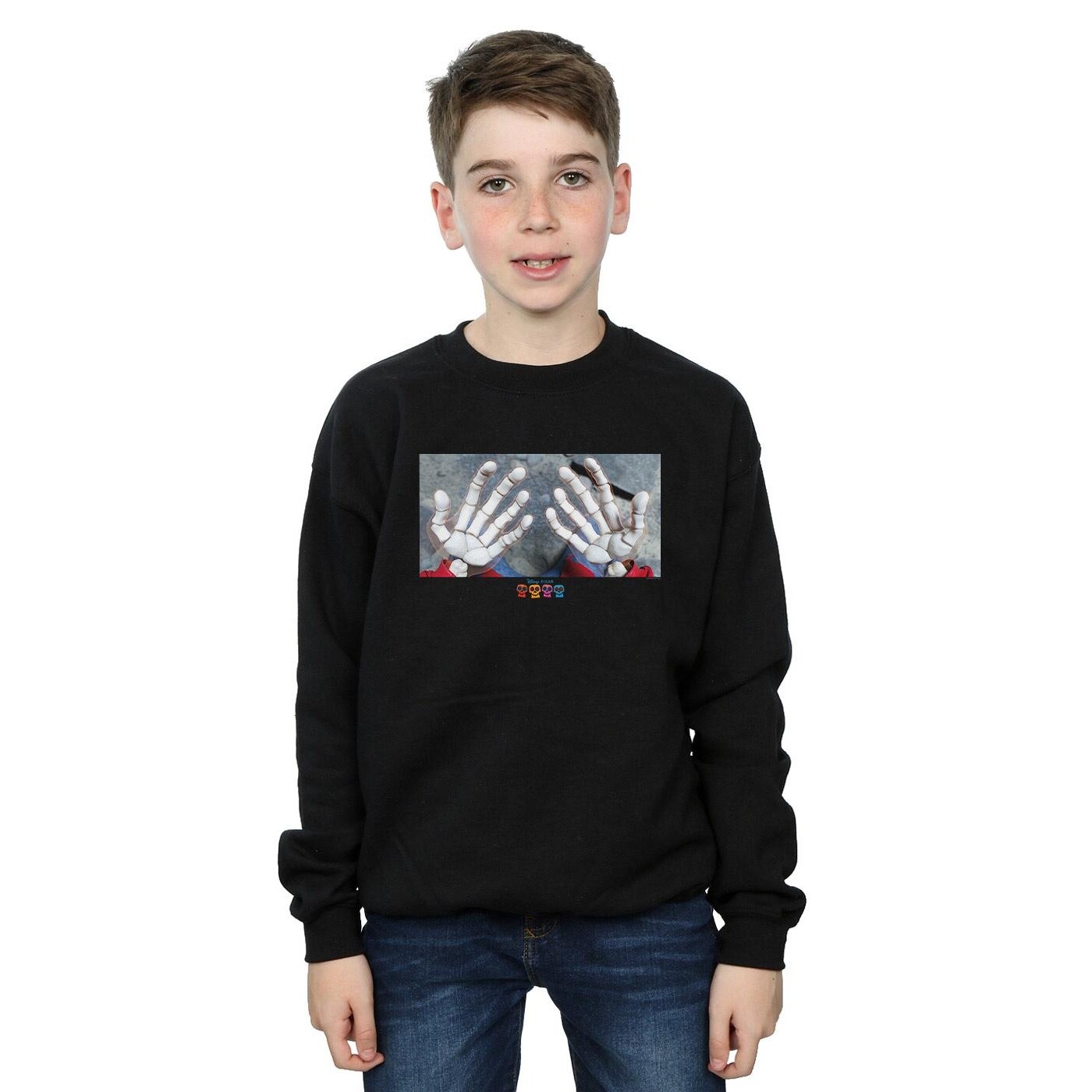Disney Boys Coco Miguel Skeleton Hands Sweatshirt (BI11529) | eBay