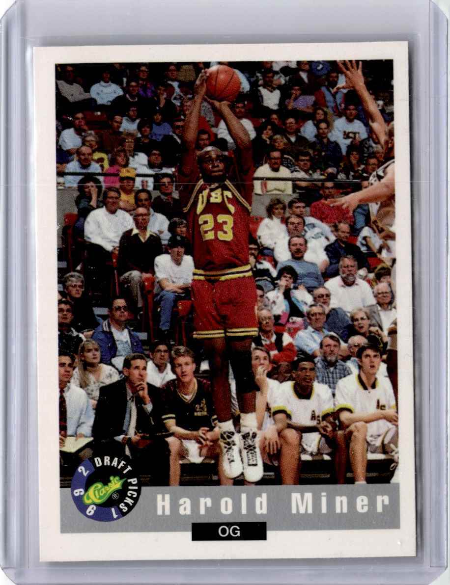 1992-93 Classic Draft Harold Miner Basketball Card USC Trojans #84 | eBay