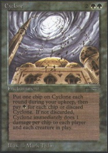 1x Cyclone Light Play, English Arabian Nights MTG Magic | eBay