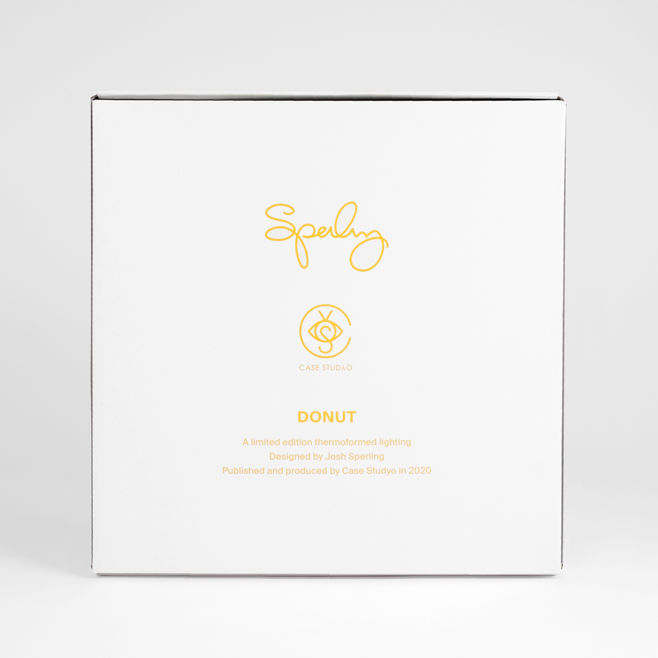 Josh Sperling | Donut Lampe ORANGE | 2020 by Case Studyo | eBay.de