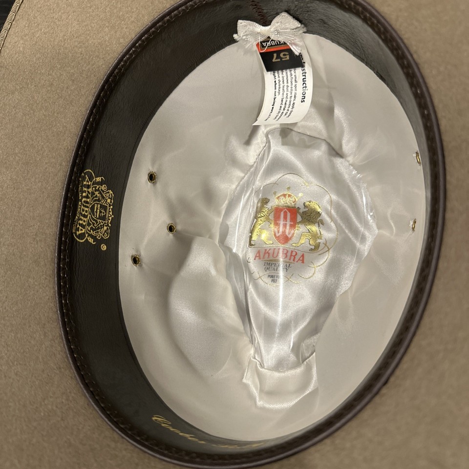 AKUBRA COOBER PEDY Hat Size 57 | eBay Australia