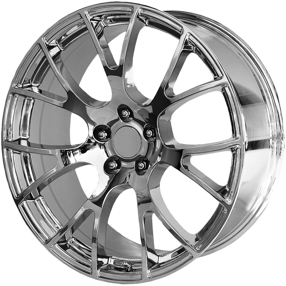 Performance Replicas PR161 Hellcat 20x10 5x115 +18mm Chrome Wheel Rim ...