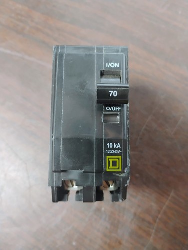 SQUARE D QO270 CIRCUIT BREAKER 70 AMP 120/240VAC 2-POLE NEW NO BOX | eBay
