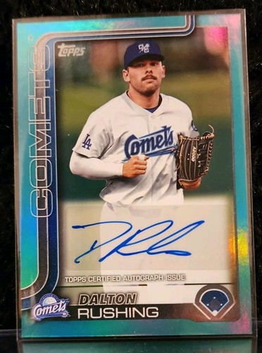 2025 Topps Pro Debut Dalton Rushing Aqua Foil Auto /75 Los Angeles ...