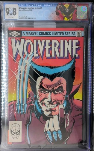 Wolverine #1 Limited Series CGC 9.8 White 1st Solo Wolverine 1982 ...