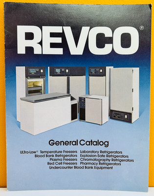Revco 1986 Ultra-Low Temp Freezers and Refrigerators General Catalog ...