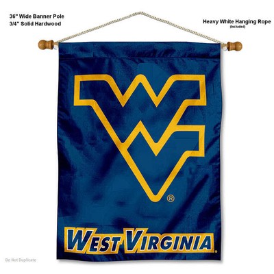 WVU Mountaineers Wall Hanging Banner 848267036970 | eBay