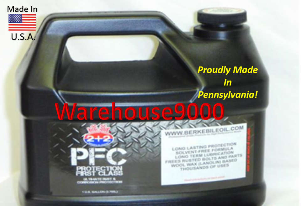 1- Gallon PFC Rust Proofing Lubricating Undercoating Amber color Made ...