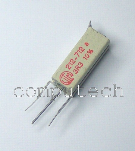 Resistenza Fusibile 5,1 Ohm 5R1 2W in Ceramica a Filo VITROHM KTF 212-7 ...