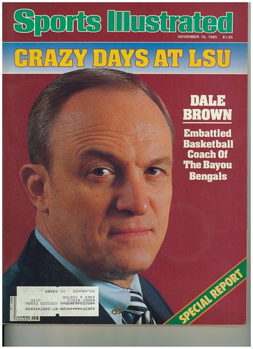 Nov 18 1985 issue of Sports Illustrated LSU Dale Brown | eBay