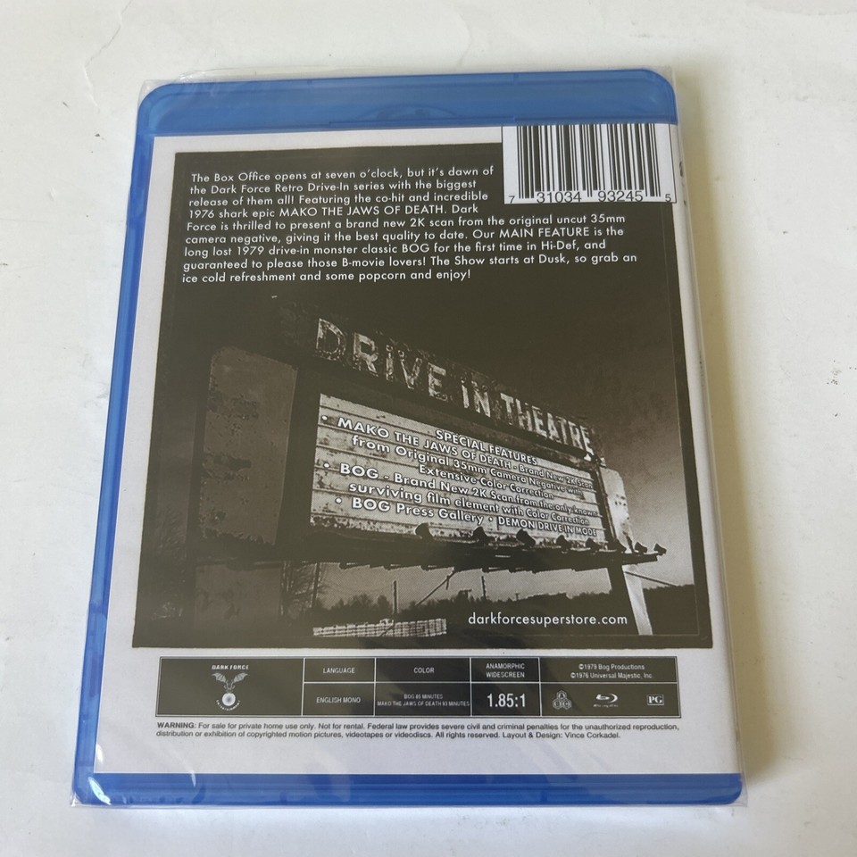 Dark Force 2K Mako: The Jaws Of Death / HD Bog Blu-ray-Gloria De Haven ...