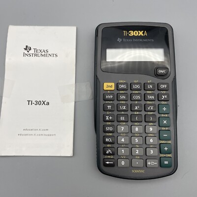 Texas Instruments TI-30Xa Scientific Calculator 33317029990| eBay
