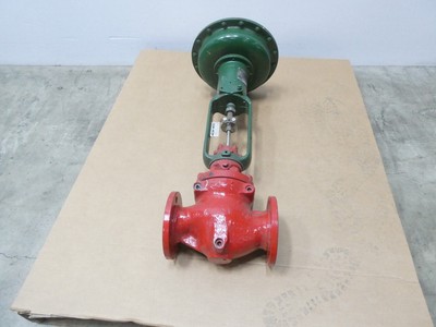 Fisher ED 657 Size 40 Pneumatic Steel Flanged Control Valve 2-1/2in 150 ...