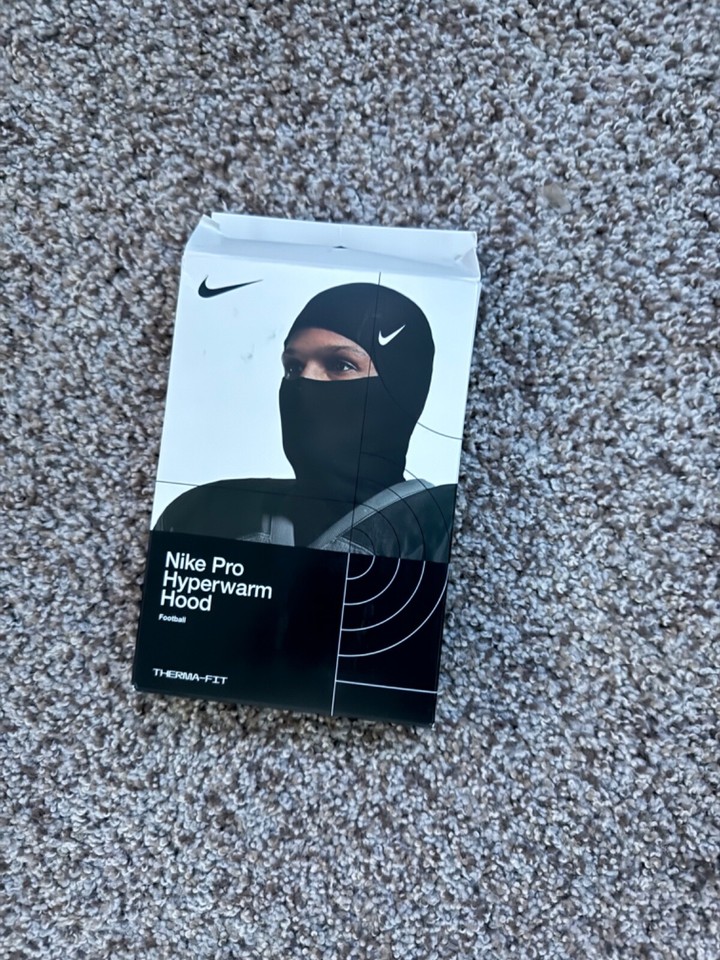 Nike Pro Therma-Fit Hyperwarm Hood Ski Mask Black Shiesty New | eBay