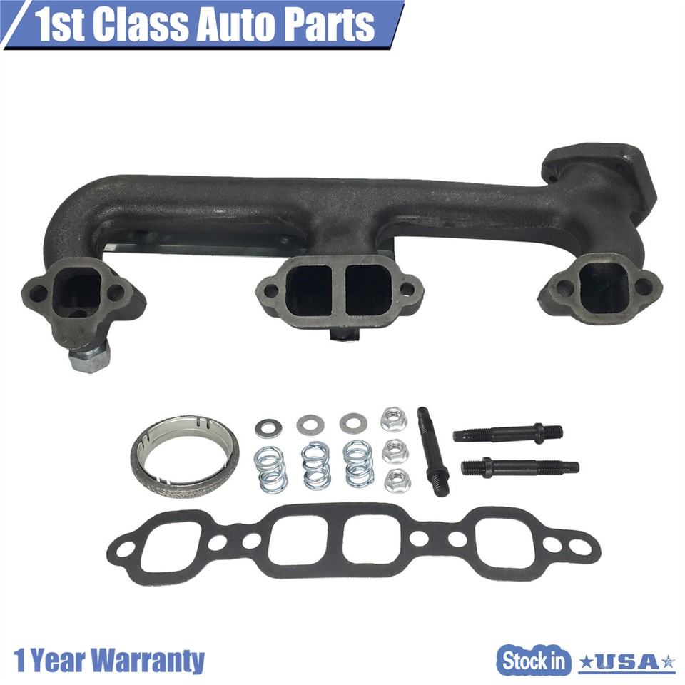 2PCs Front Exhaust Manifold For 1988-1995 Chevry GMC C1500 C2500 C3500 ...