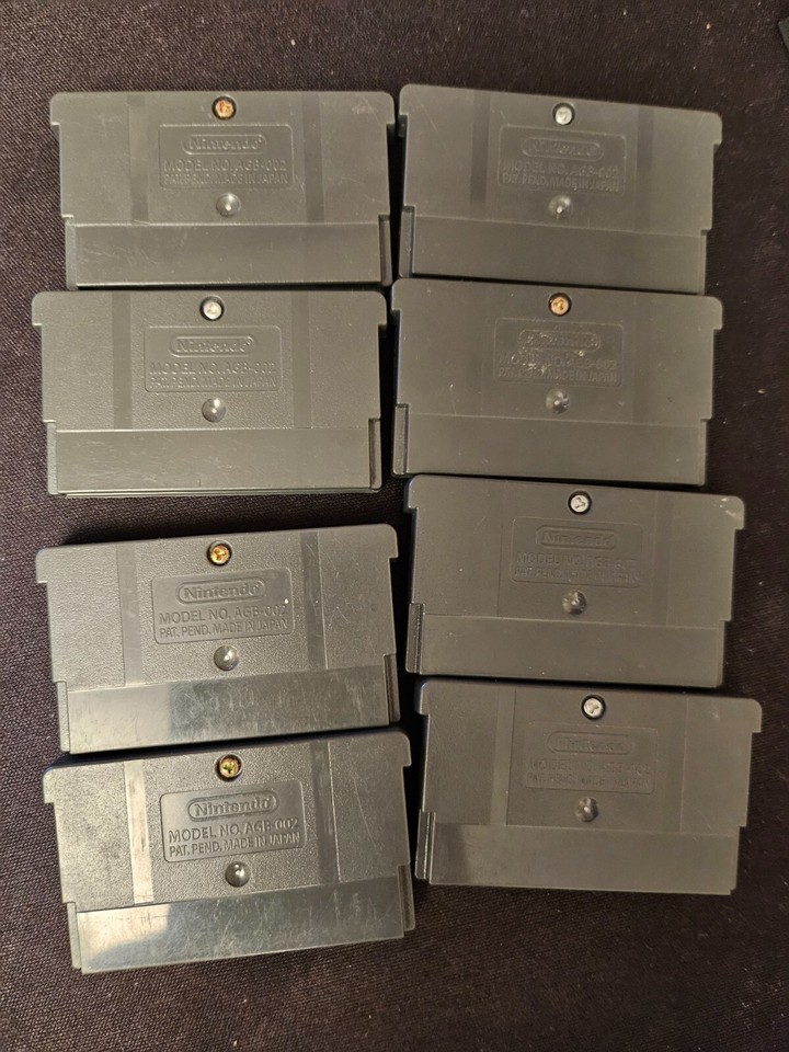 GBA Games Lot - Pac Man Raven Dora Disney Shark Tale Shrek Green Eggs ...