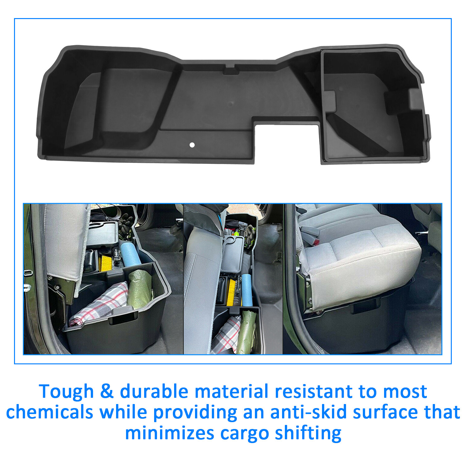 Underseat Storage Box For 2014-18 Silverado Sierra 1500 2500 Extended ...