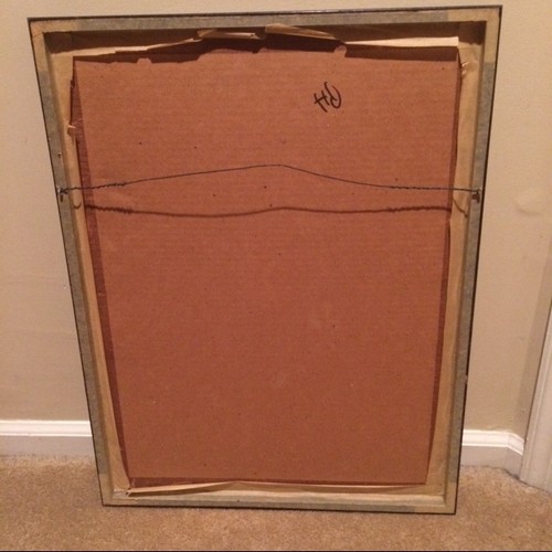 Philippe ALFIERI Clown Girl Painting Listed Artist Signed Framed | eBay