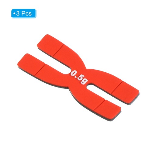 3Pcs 0.5g Silicone Badminton Racket Racquet Weight Balance Strips Tapes ...