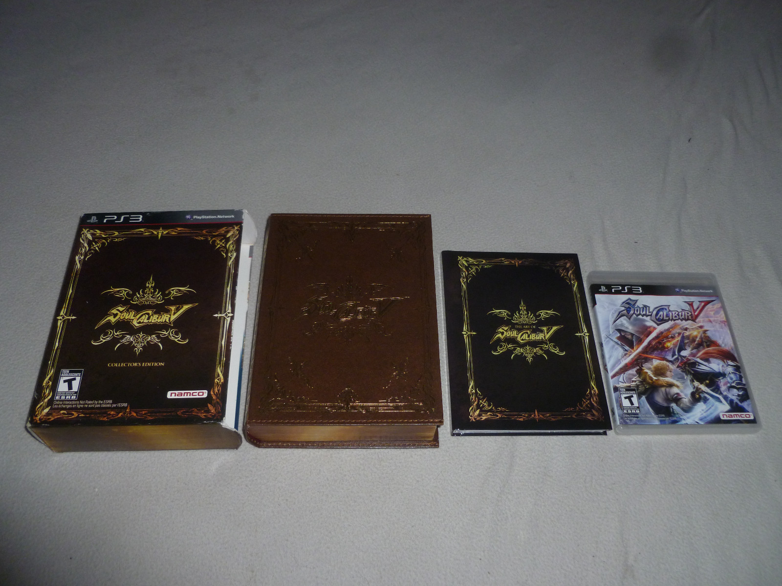 BOXED PLAYSTATION 3 SOUL CALIBUR V COLLECTORS EDITION GAME SET PS3 ART ...