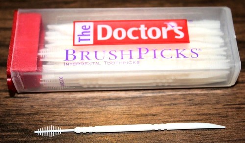 The Doctor's BRUSHPICKS interdental TOOTHPICKs Doctors brush floss ...
