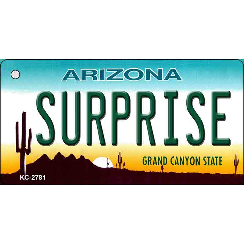 Surprise Arizona State License Plate Tag Key Chain KC-2781 | eBay