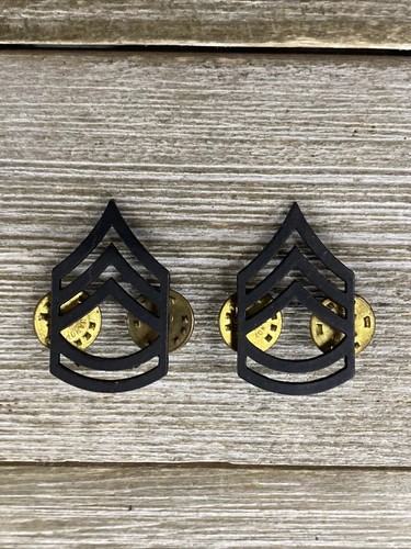 Vintage Army Gunnery Sergeant Rank Pins Set | eBay