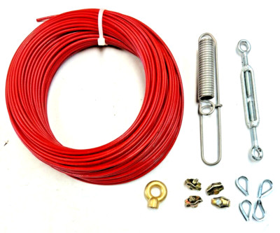 SCHNEIDER TELEMECANIQUE XY2CZ SENSOR EMERGENCY SAFETY PULL CORD KIT L+ ...